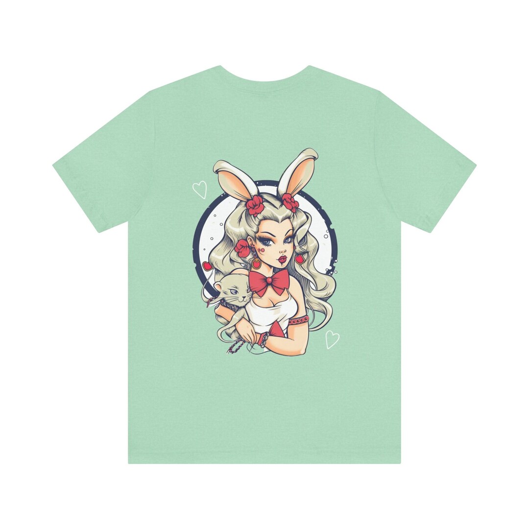 Seafoam Green Barbie Inspired Bimbo Snowbunny Heart Unisex - Etsy