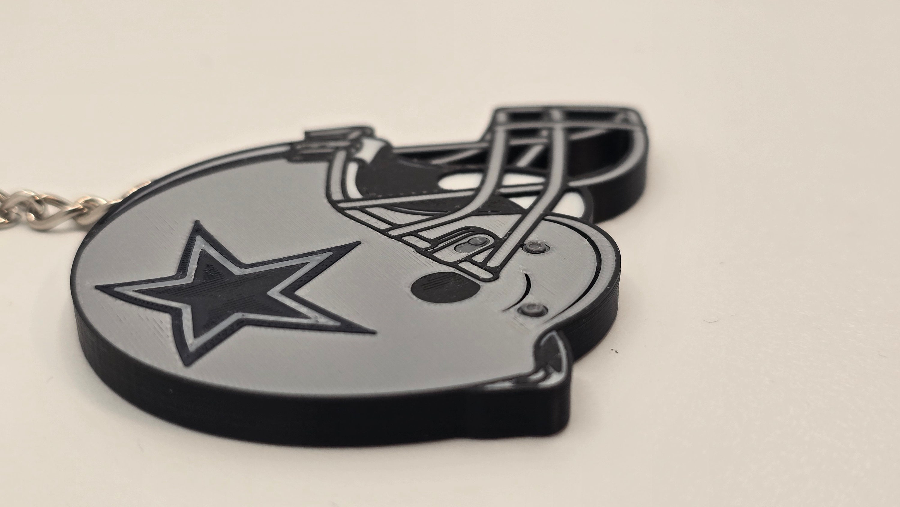 Dallas Cowboys Keychain Football Helmet - Etsy