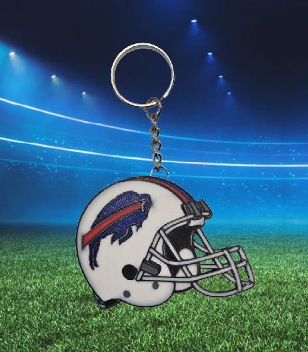 Buffalo Bills Keychain Football Helmet - Etsy