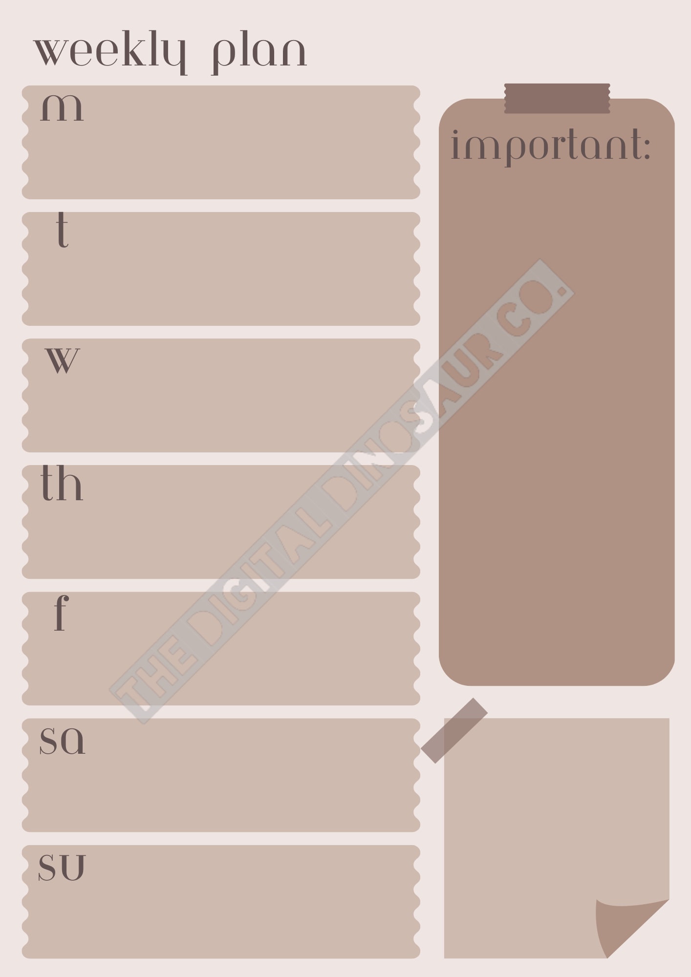 Coffee Lovers Digital Daily and Monthly Planner Sheets. Goodnotes and ...