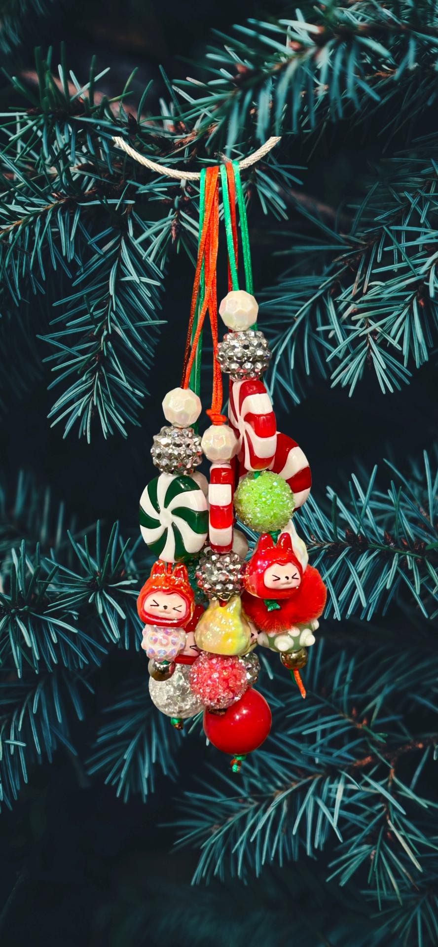 Handmade Kawaii Monster Christmas Ornaments, Set of 6 - Etsy