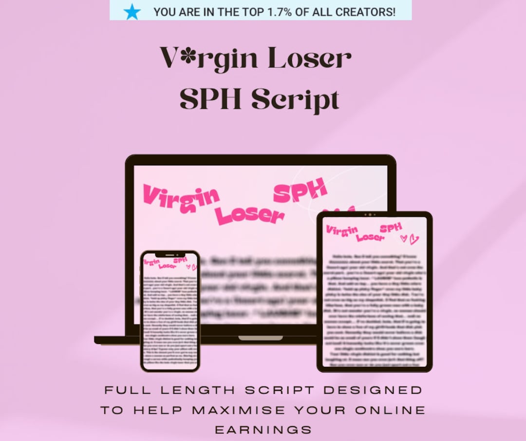 VIRGIN LOSER SPH Script | Adult Industry | Onlyfans Content | Loyalfans Content | Fansly Script ...