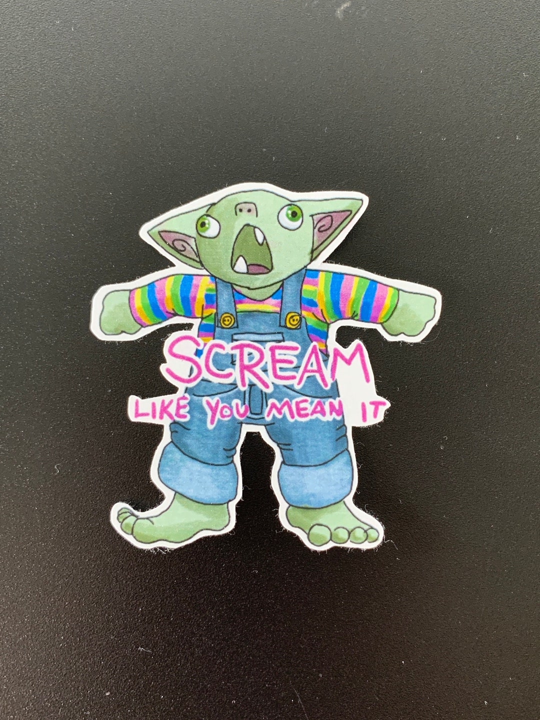 AAAAA the Goblin Motivational Sticker - Etsy