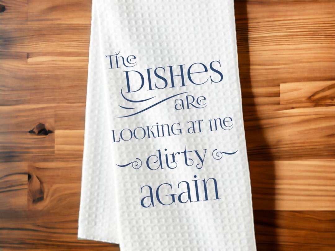 Funny Kitchen Towels in Multiple Colors for Housewarming Gifts or for ...