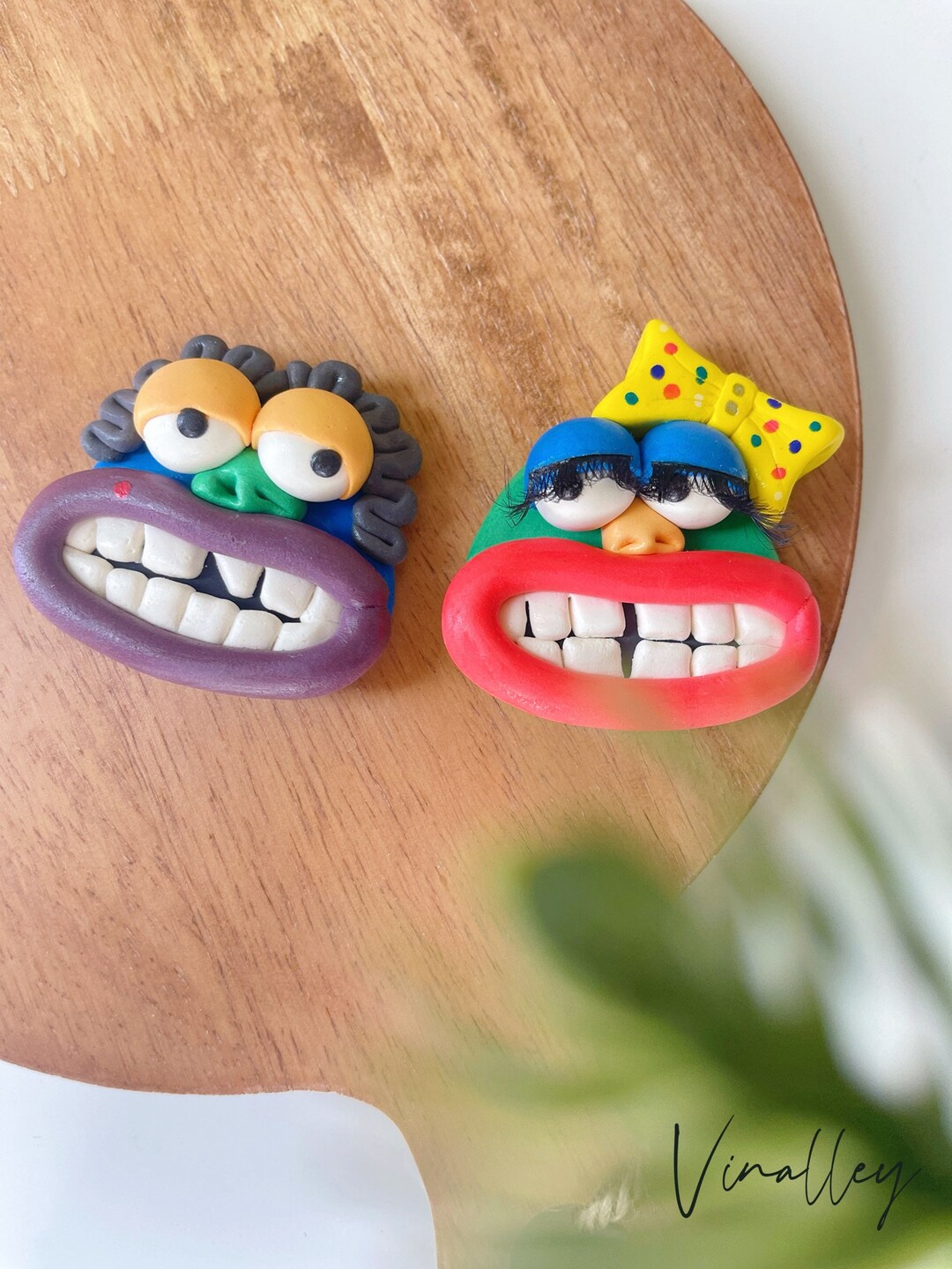 Mr.ugly and Mrs.ugly Funny Refrigerator Fridge Magnets Couples 2pcs ...