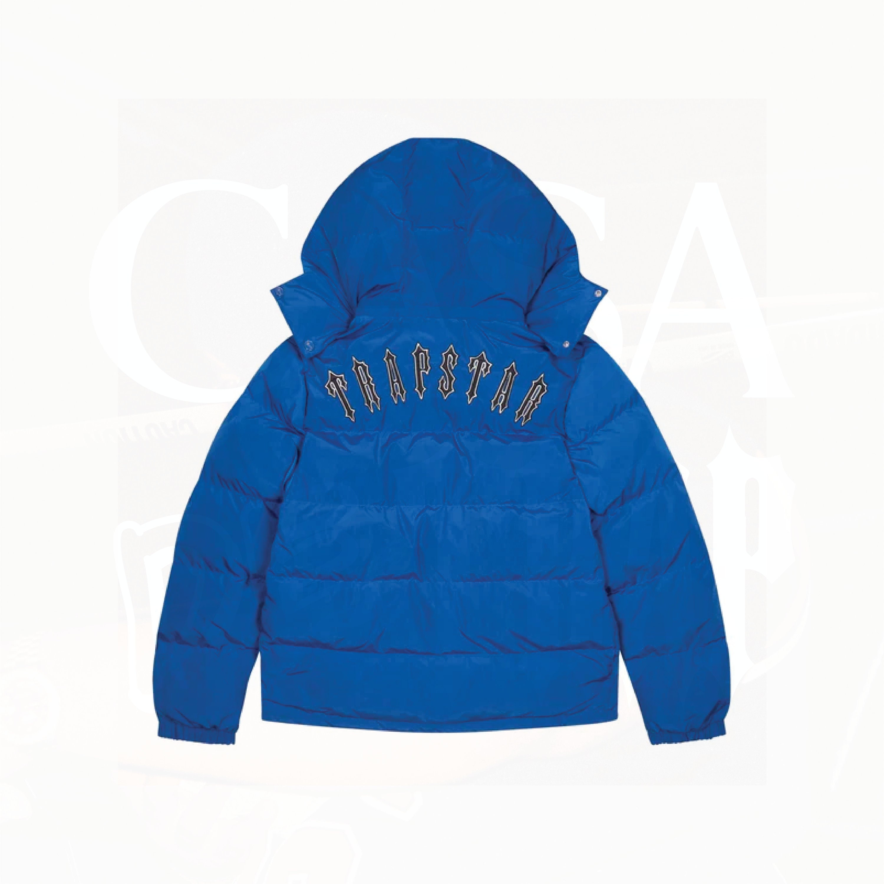 Trapstar Irongate Detachable Hooded Puffer Jacket in Dazzling Blue - Etsy