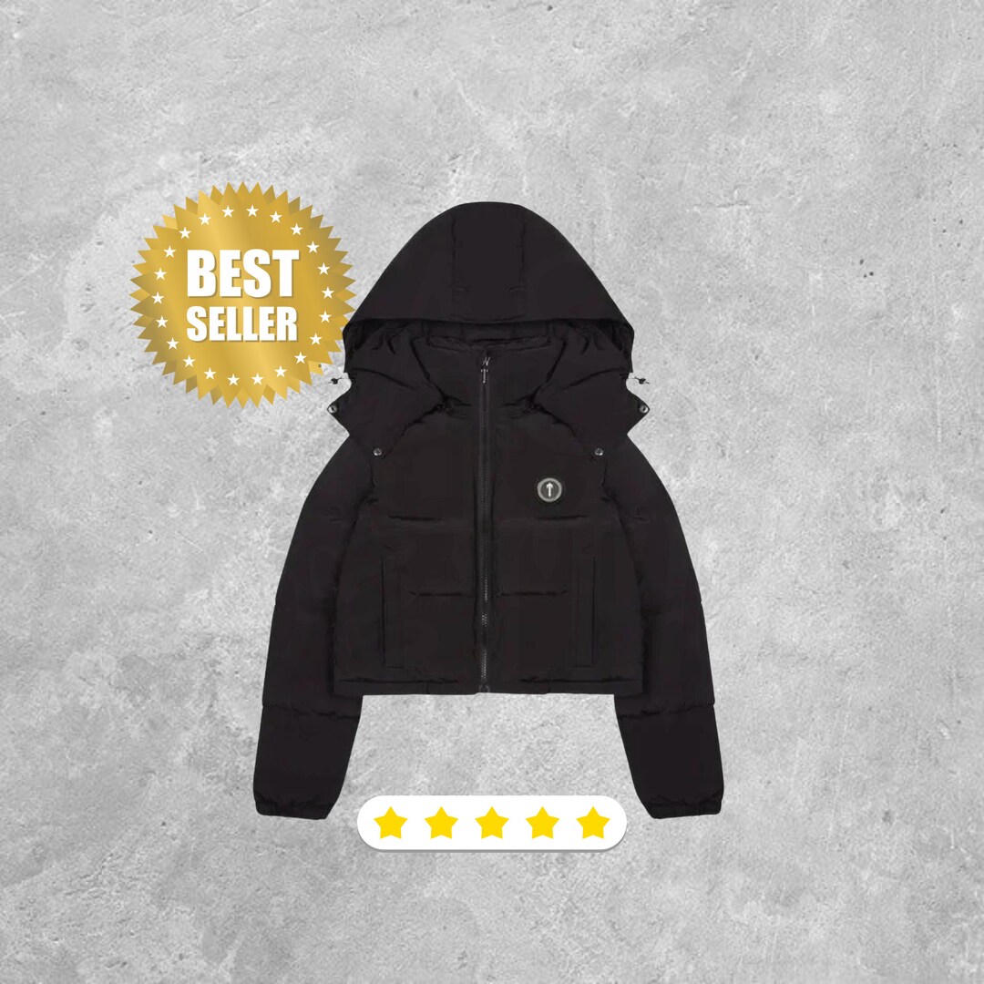 WOMENS Trapstar Irongate Detachable Hooded Puffer Jacket in Black - Etsy