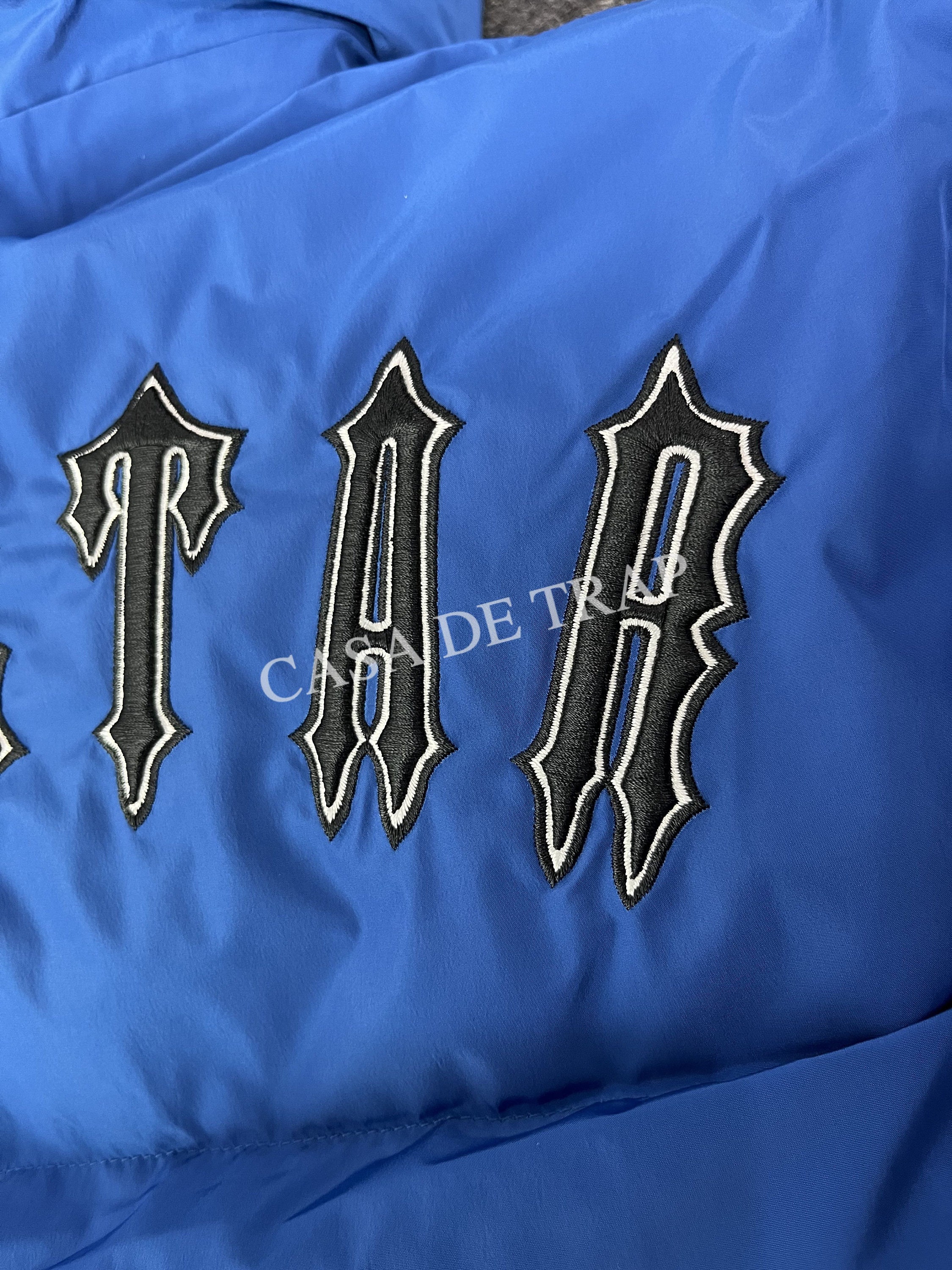 Trapstar Irongate Detachable Hooded Puffer Jacket in Dazzling Blue - Etsy