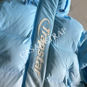 Trapstar Hyperdrive Technical Hooded Puffer Jacket Gradient Blue - Etsy