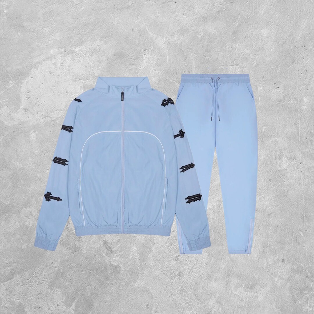 Trapstar Shellsuit Irongate Shell Track Top 2.0 Cashmere Blue Black ...