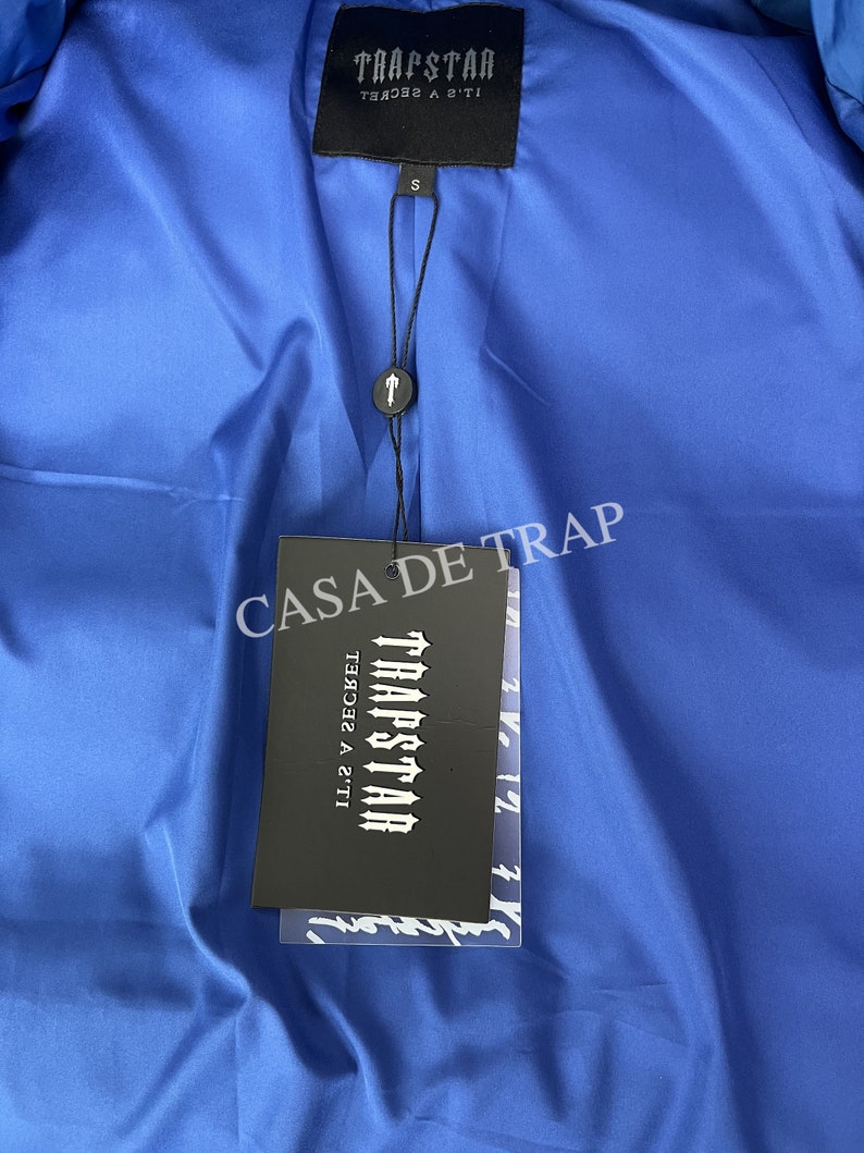 Trapstar Irongate Detachable Hooded Puffer Jacket in Dazzling Blue - Etsy