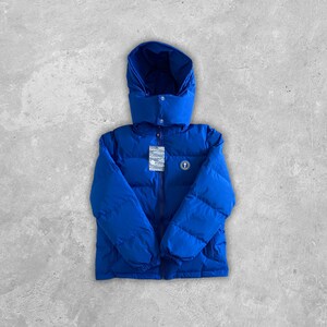 Trapstar Irongate Detachable Hooded Puffer Jacket in Dazzling Blue - Etsy