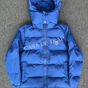 Trapstar Irongate Detachable Hooded Puffer Jacket in Dazzling Blue - Etsy