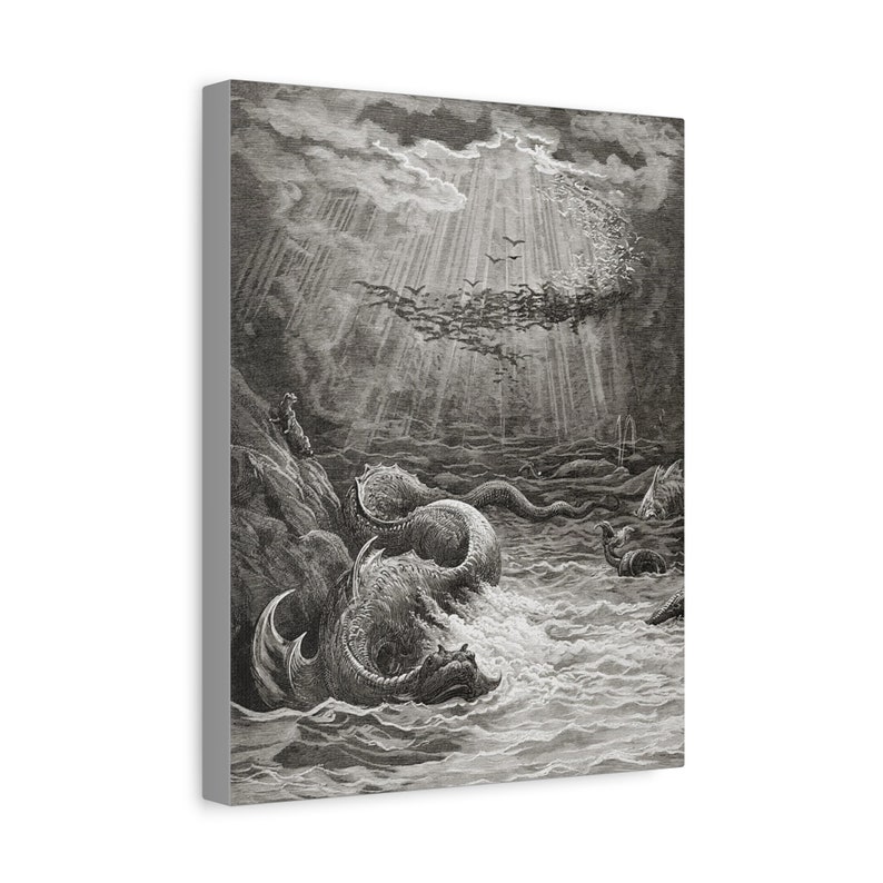 The Creation of Fish and Birds Matte Canvas, Stretched, 1.25 ...