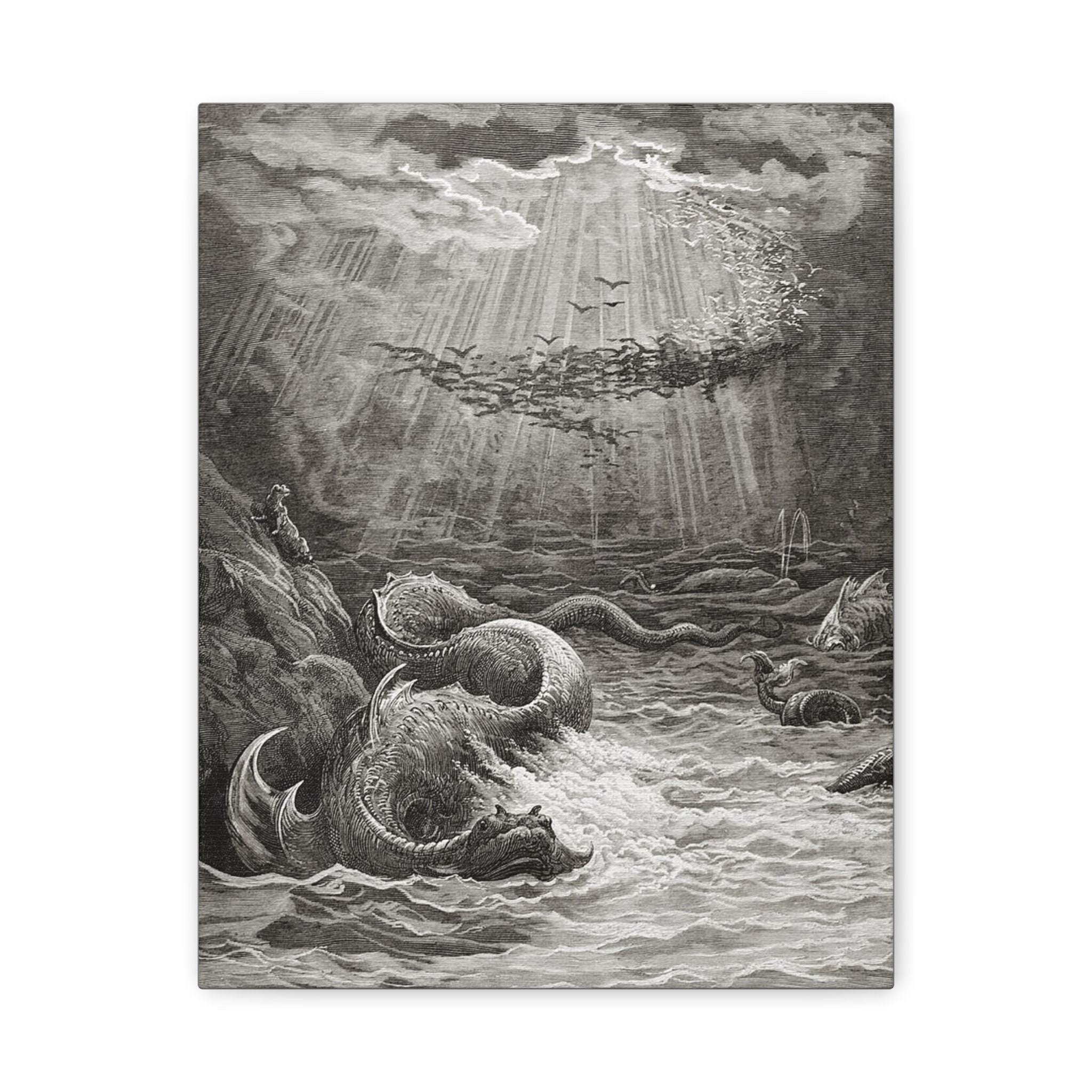 The Creation of Fish and Birds Matte Canvas, Stretched, 1.25 ...