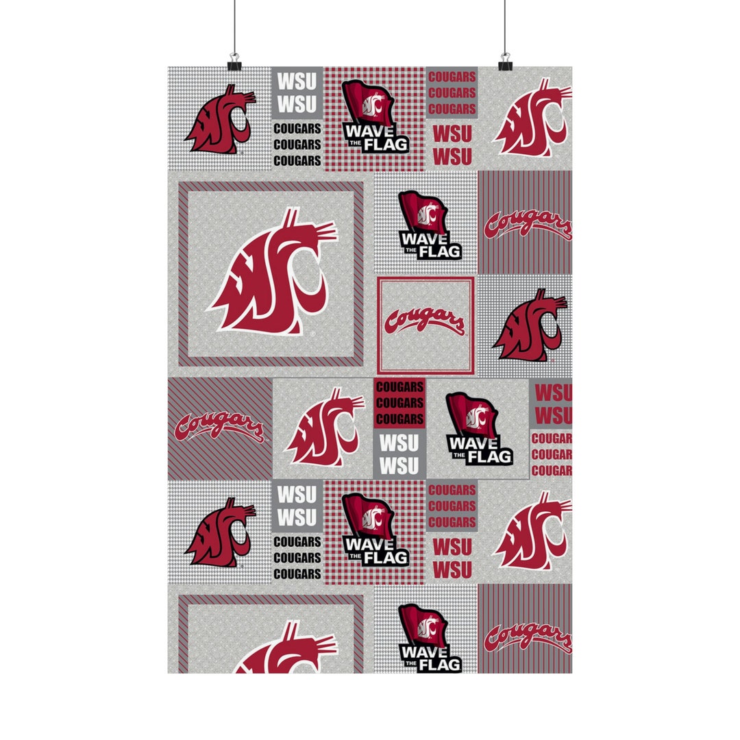 WSU COUGS Matte Vertical Posters, Washington State University, Go Cougs ...