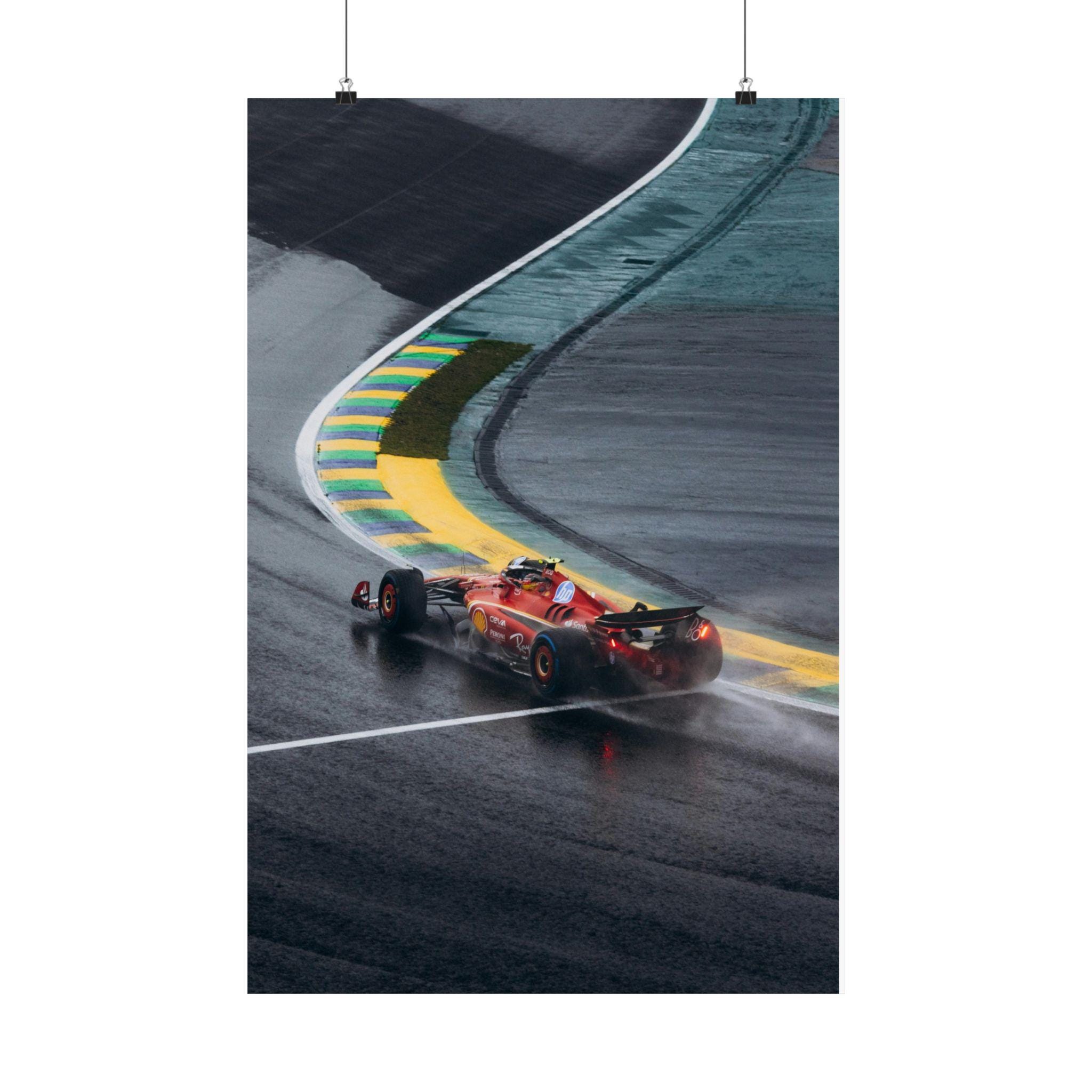 Ferrari F1 Vertical Poster | Perfect for Car Enthusiasts, Motorsport ...