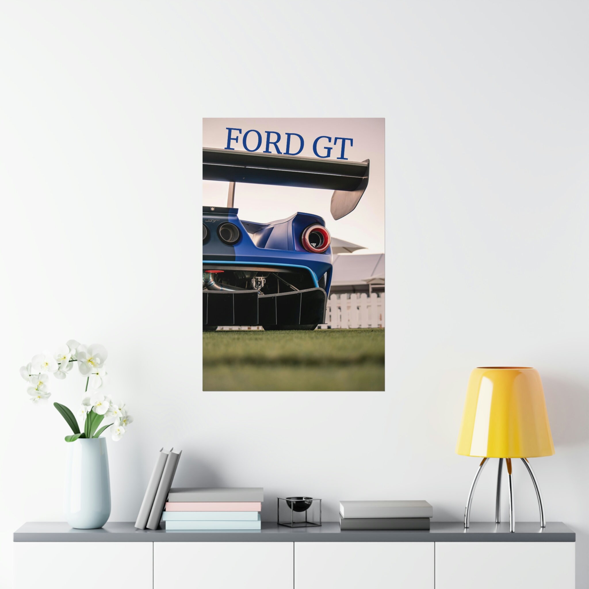 Ford GT Premium Matte Vertical Poster, Race Car, Super Car, Racing, GTE ...