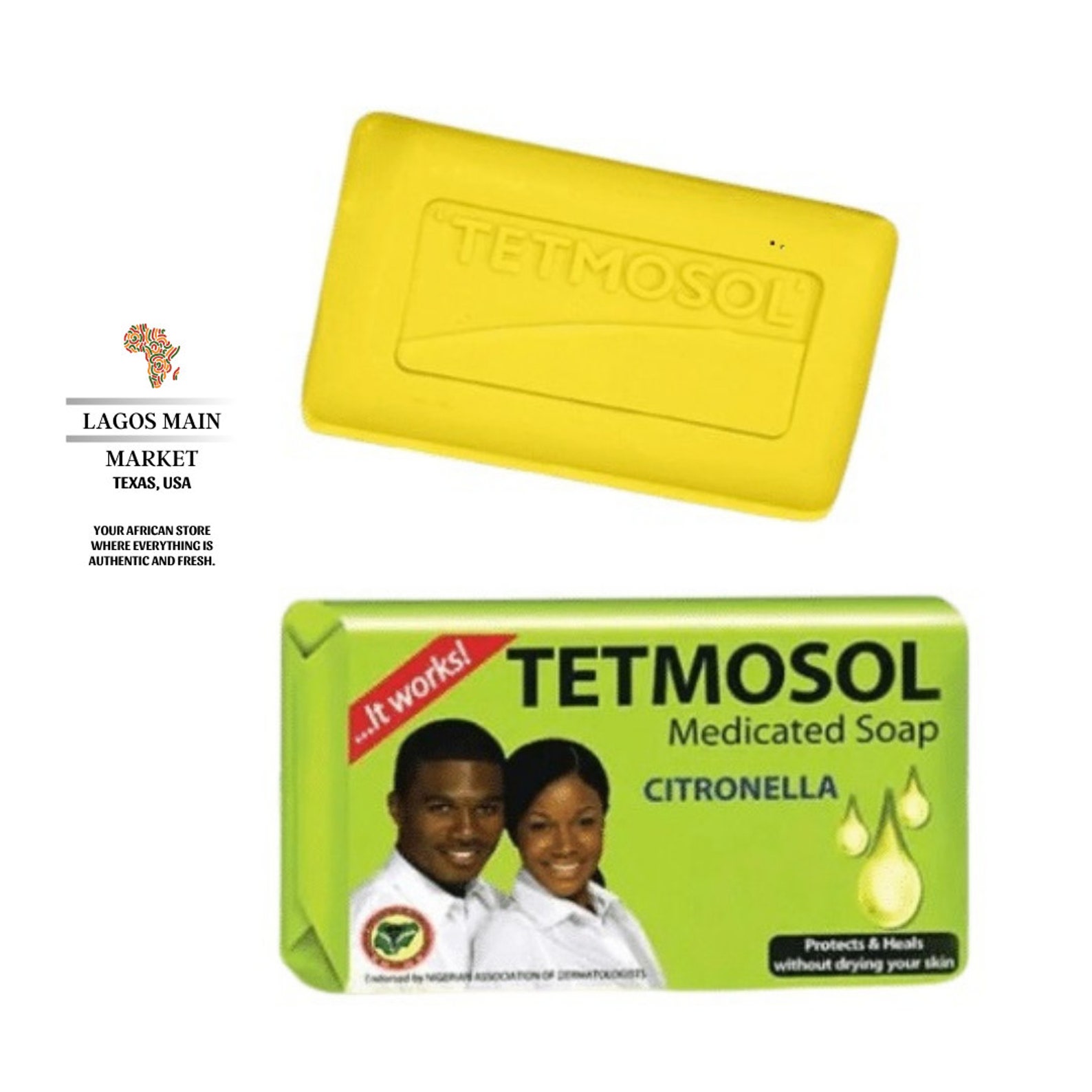 6 Bar Tetmosol Medicated Soap With Citronella pack of 6/ It Works Magic ...