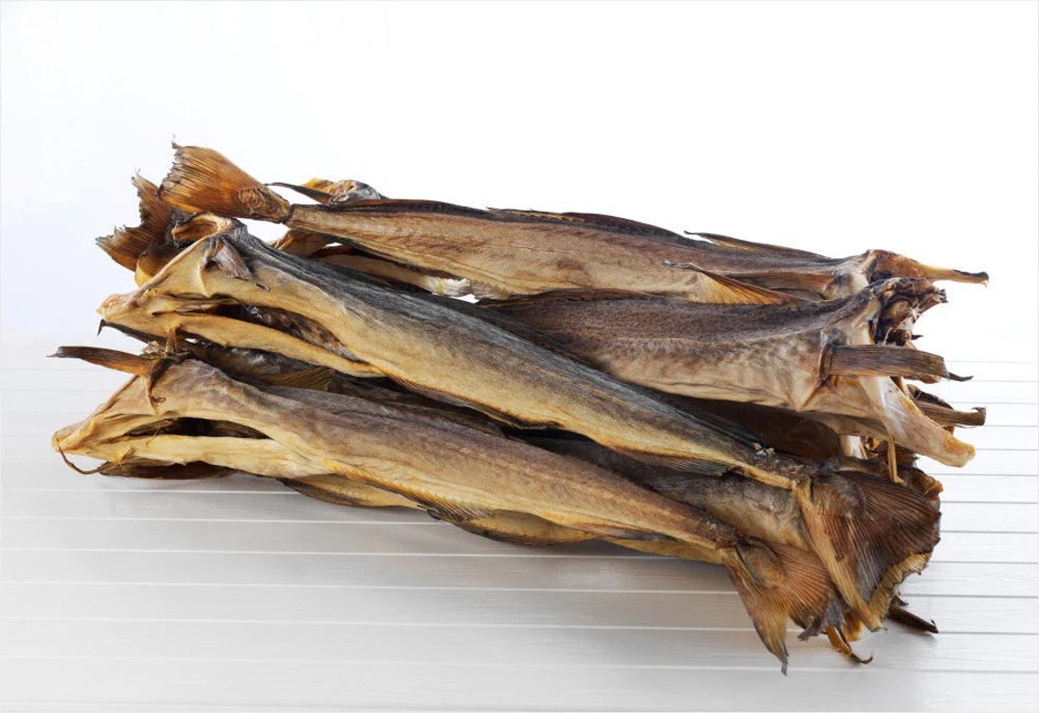 STOCK FISH Pieces Cut okporoko /norwegian Stockfish/stock Fish Cod - Etsy
