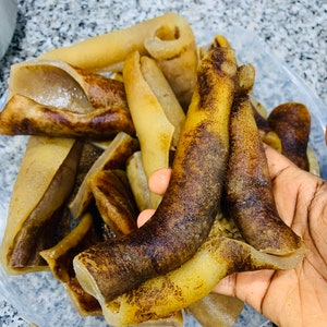 Large DRY PONMO IJEBU/ Washed Cow Skin - Etsy