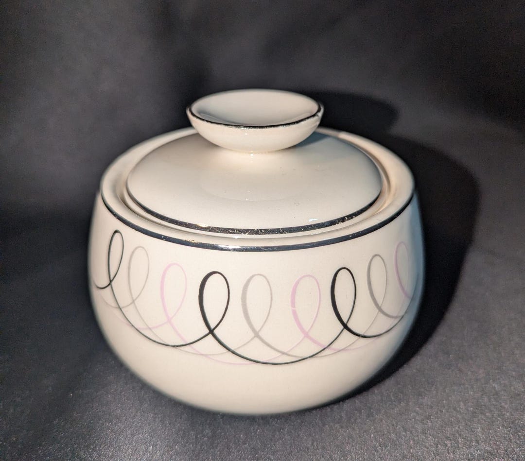 Carousel by Sevron: Rhythm Atomic Modern Sugar Bowl - Etsy