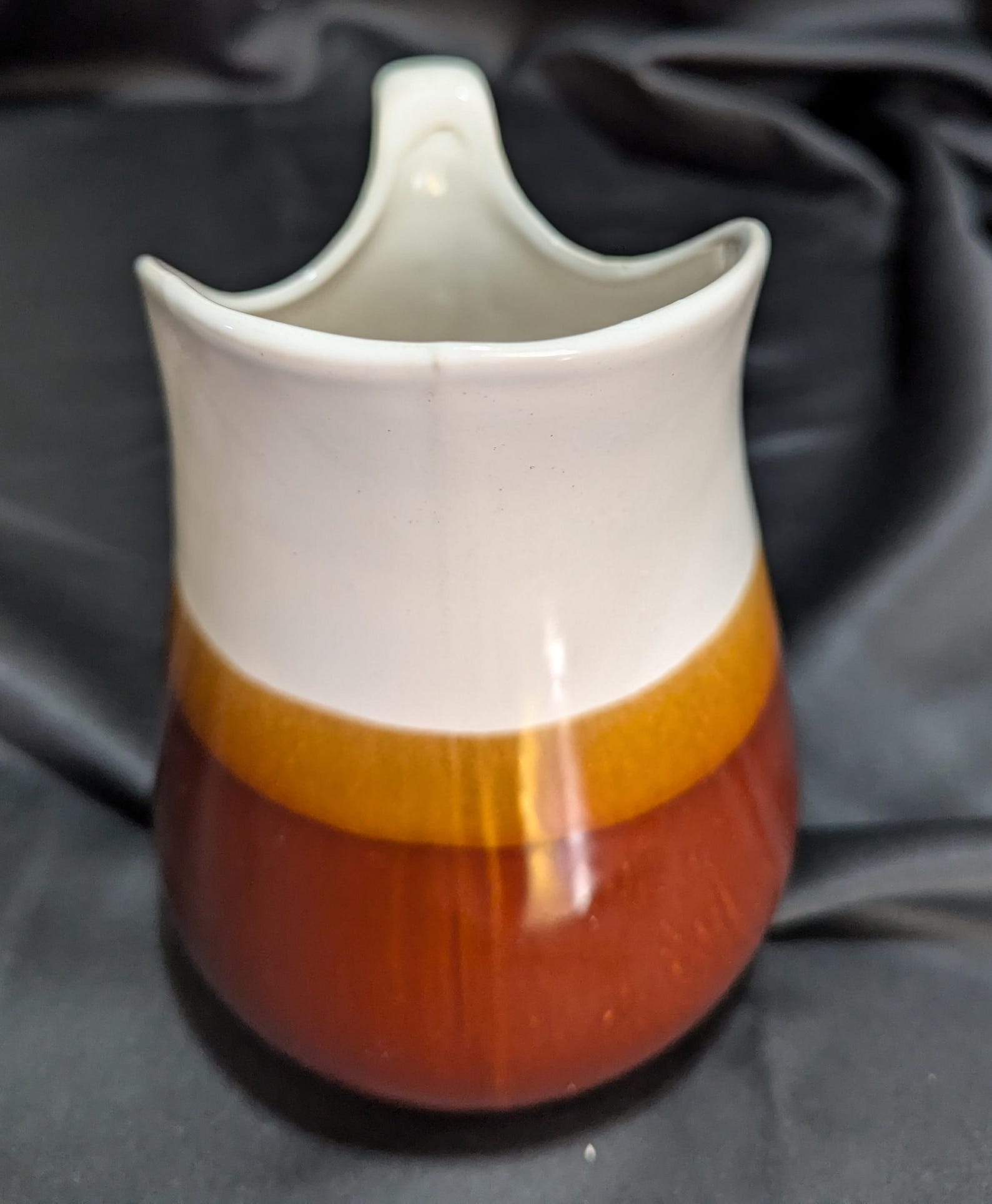 Vintage 1970s Nevco Pottery Tri-color Pitcher - Etsy