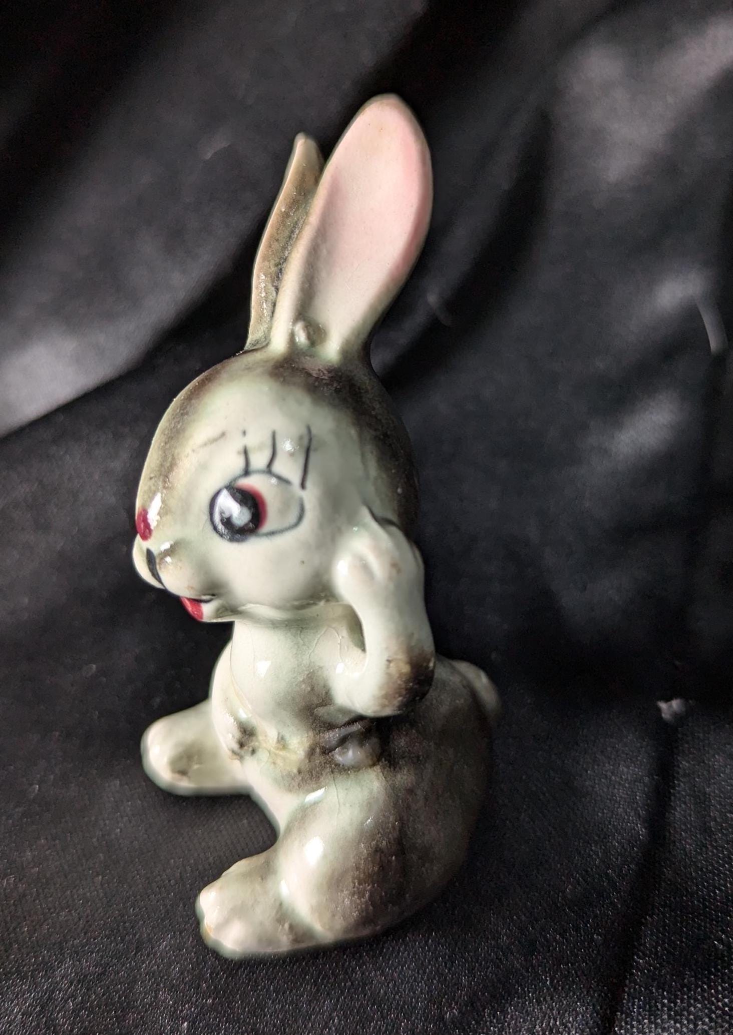 Vintage 1950s Ceramic Rabbit - Etsy