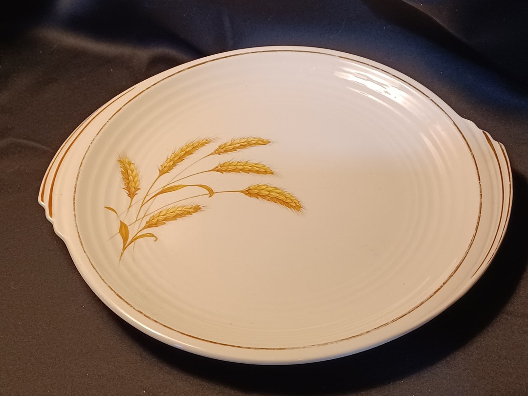 Edwin M. Knowles Wheat Pattern Platter 1940s - Etsy
