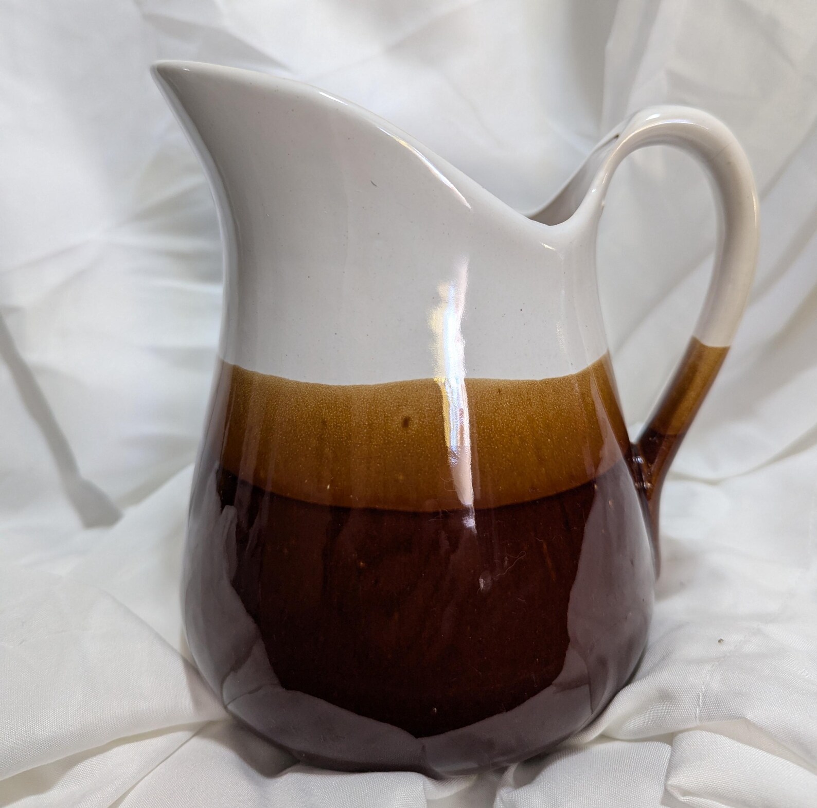 Vintage 1970s Nevco Pottery Tri-color Pitcher - Etsy