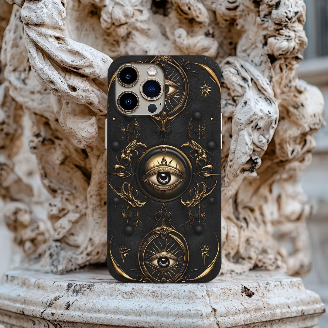 3D Celestial Goth Cosmic Moon Ethereal Witchy Boho Phone Case, Lunar ...