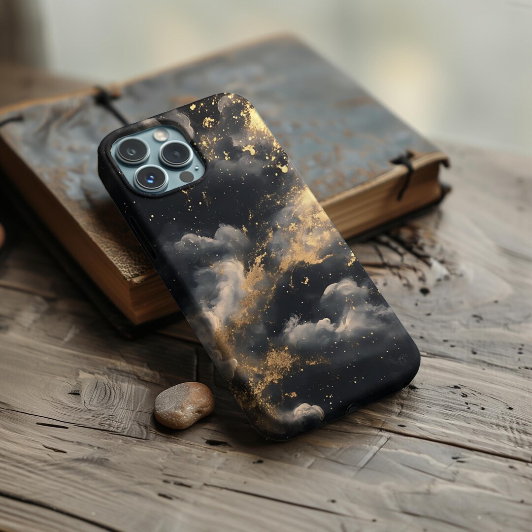 3D Celestial Cosmic Ethereal Cloud Phone Case, Lunar Mystical Outer ...