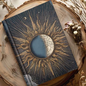 Celestial Sun & Moon Journal: Blue and Gold Astrology Notebook ...