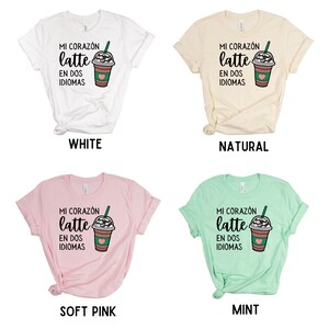 Spanish Teacher Shirt - Coffee Shirt - Maestra Shirt - Bilingual ...