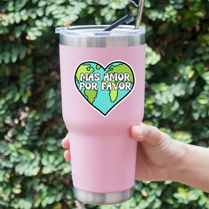 Más Amor Por Favor Sticker - Spanish Teacher Sticker - Spanish Vinyl ...