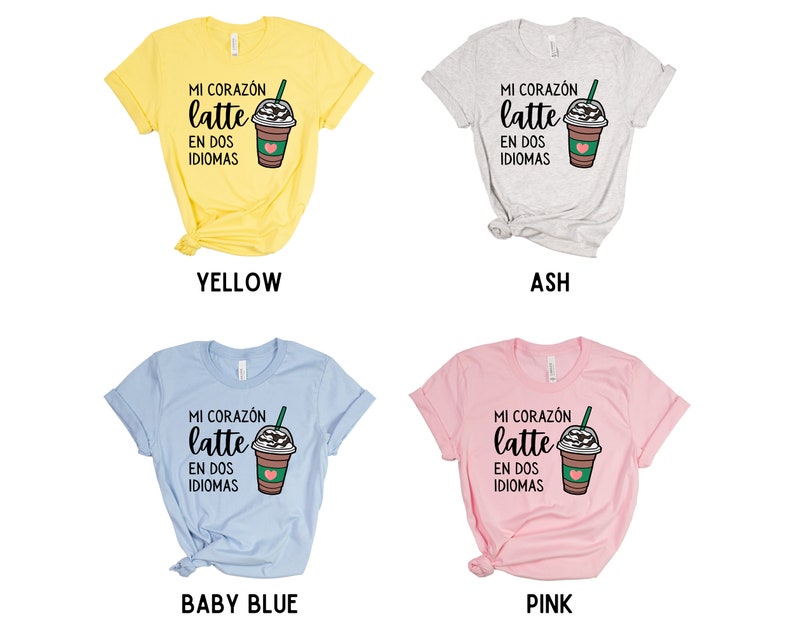 Spanish Teacher Shirt - Coffee Shirt - Maestra Shirt - Bilingual ...