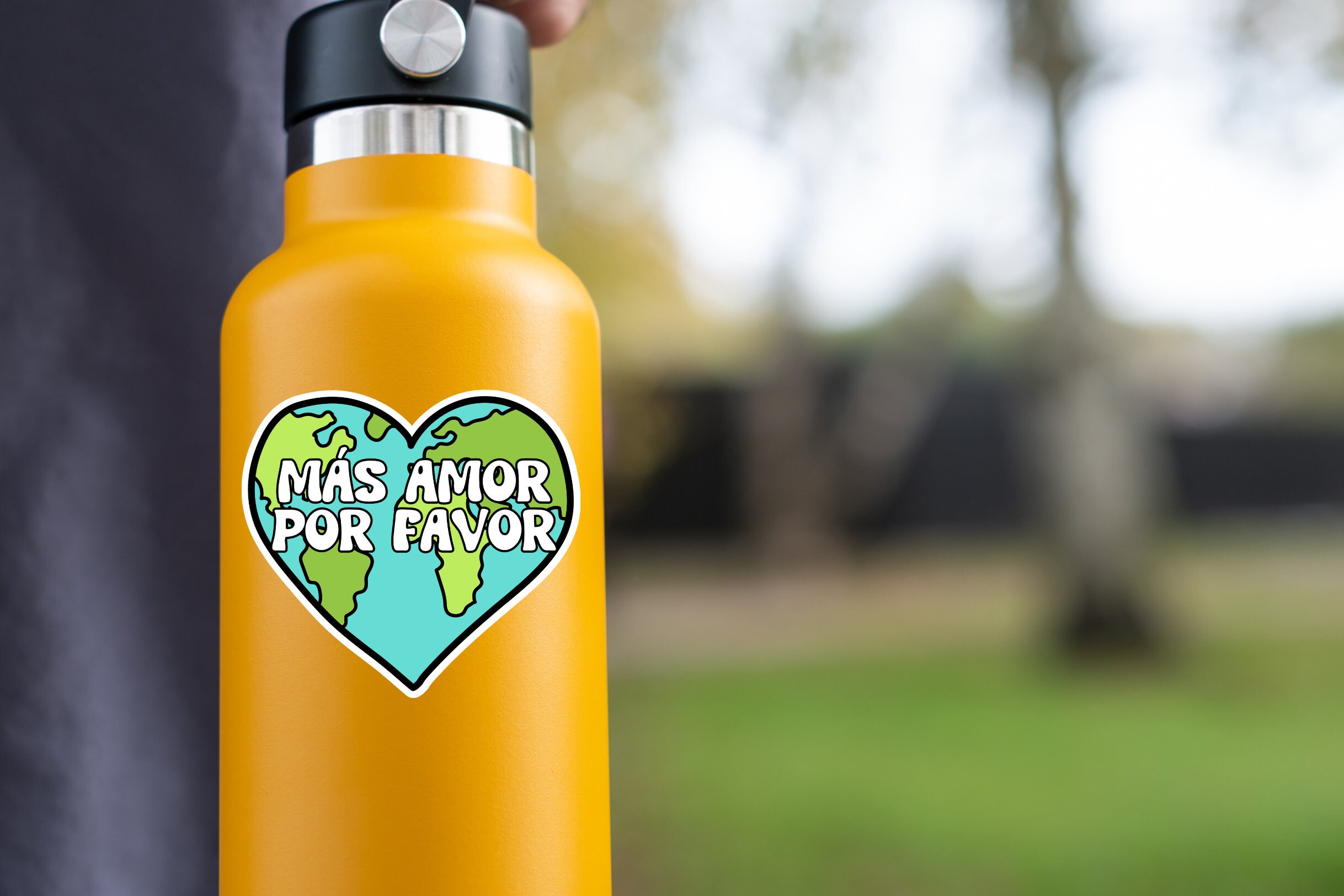 Más Amor Por Favor Sticker - Spanish Teacher Sticker - Spanish Vinyl ...