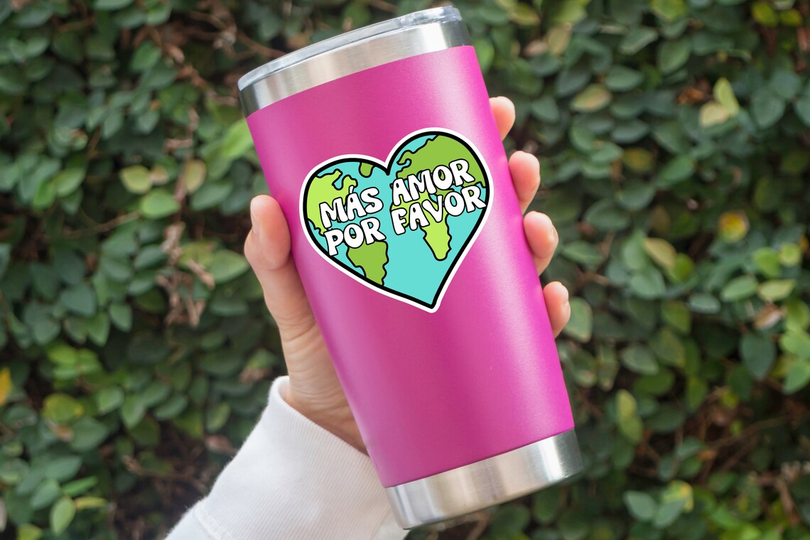 Más Amor Por Favor Sticker - Spanish Teacher Sticker - Spanish Vinyl ...