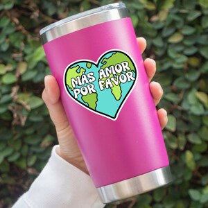 Más Amor Por Favor Sticker - Spanish Teacher Sticker - Spanish Vinyl ...