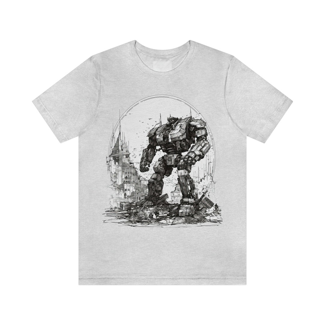Gaming Art Mech Battle Warrior Robot Gaming Tee Shirt - Etsy
