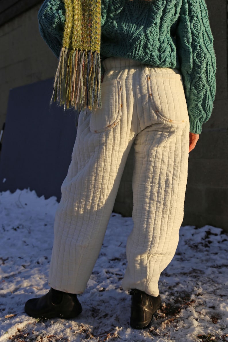 Quilted Wide Leg Pants Sewing Pattern: Beginner Friendly (size 0-34 ...