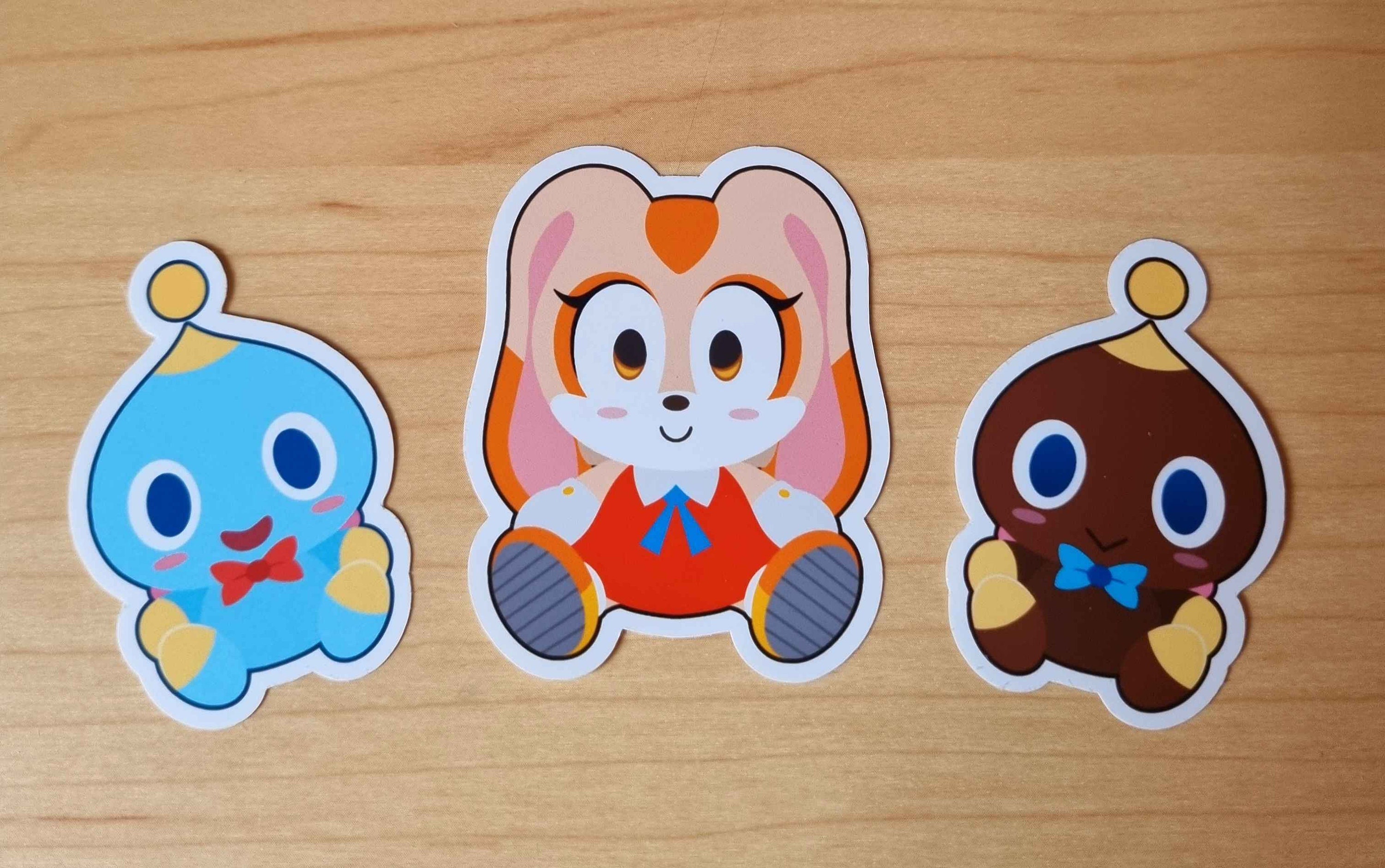 Sonic the Hedgehog - Cream the Rabbit, Cheese the Chao, Chocola - 3 ...