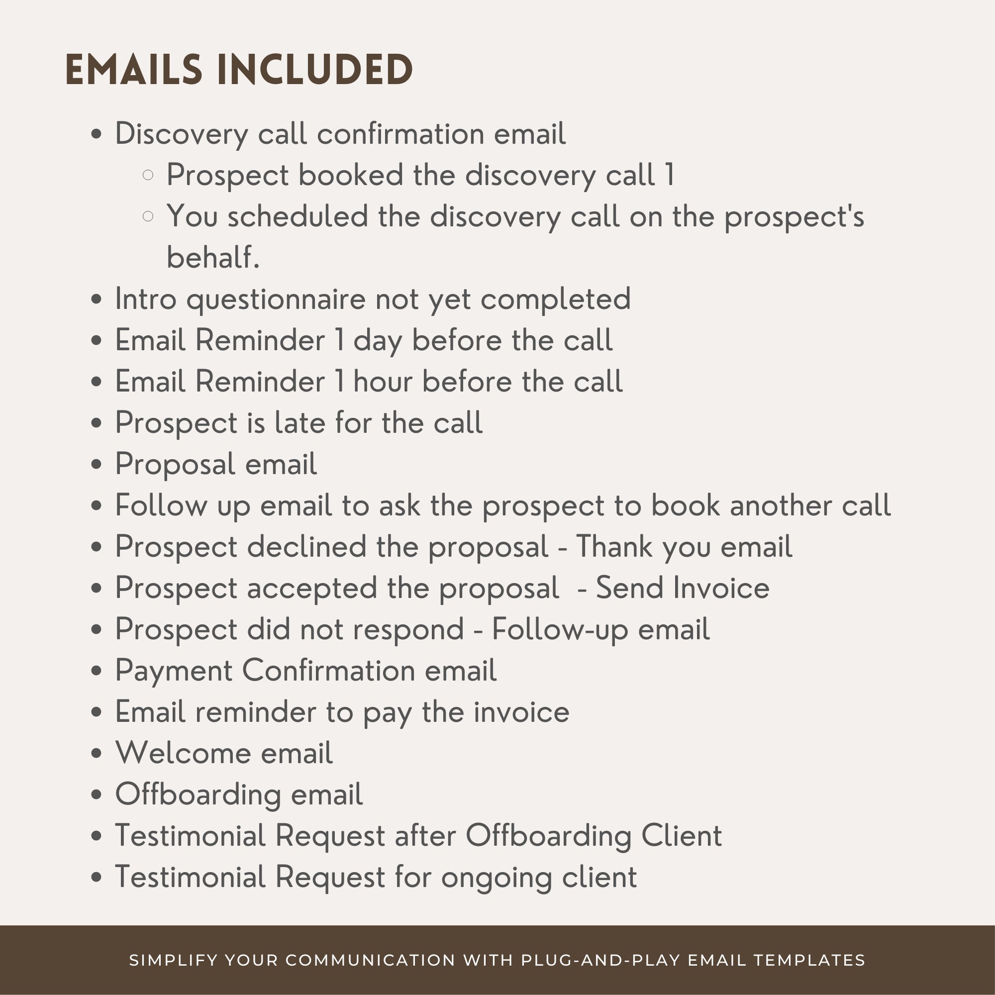 Email Templates for Bookkeepers | Leads | Clients | Prospect | Client ...