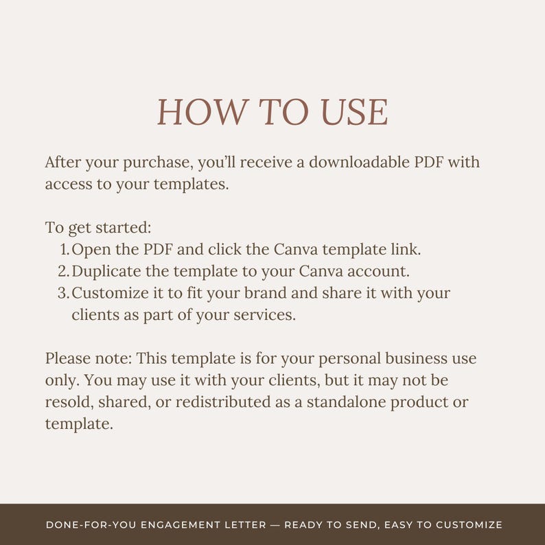 Bookkeeping Services Agreement Template: Client Onboarding Guide (canva Editable) - Etsy