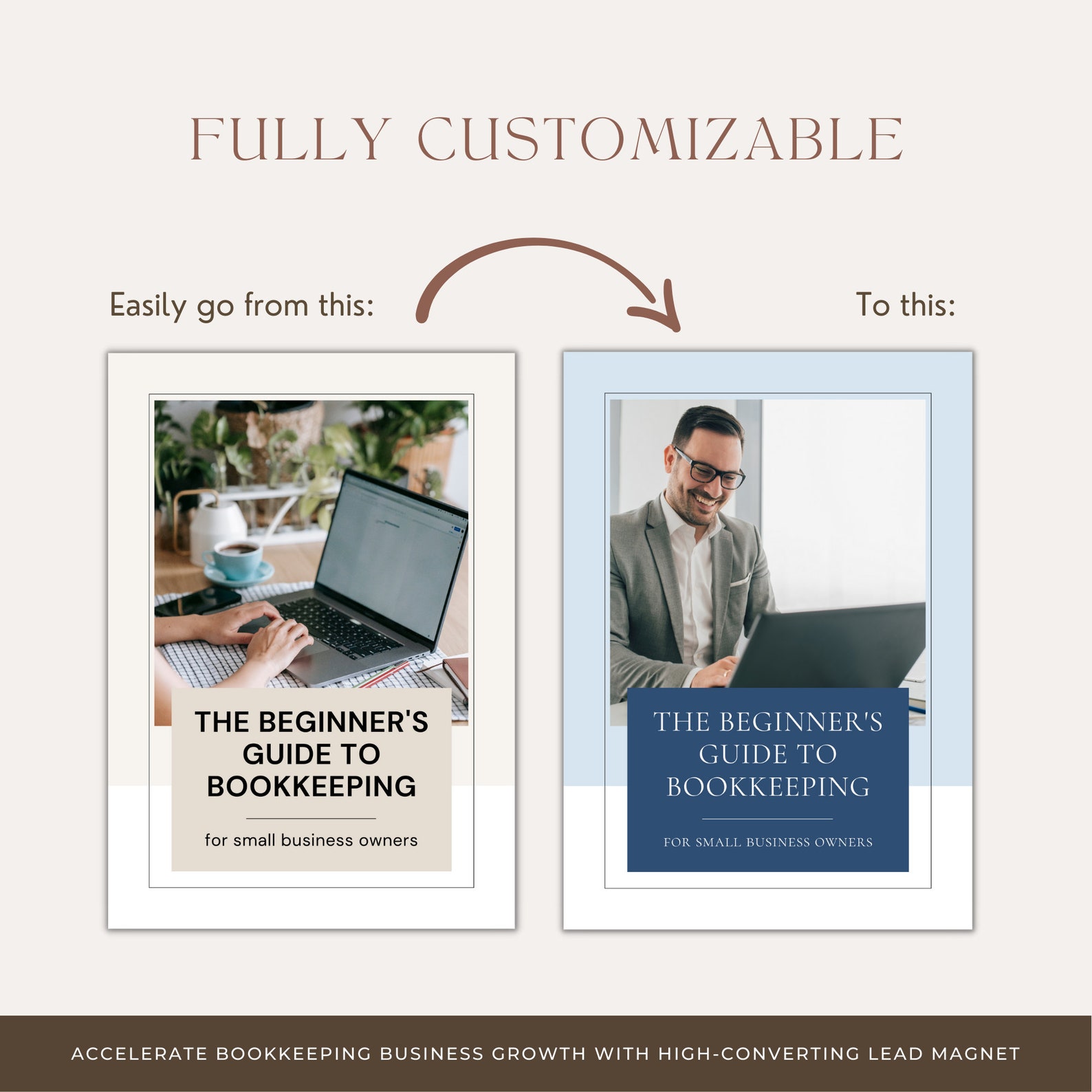 Bookkeeper Lead Magnet Editable Lead Generator Canva Template Freebie ...