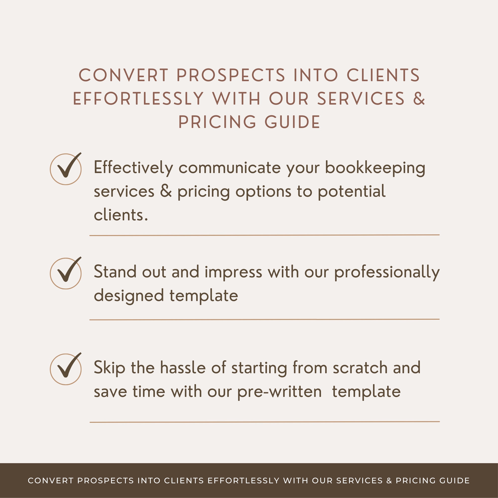Bookkeeper Services & Pricing Guide Canva Template - Etsy