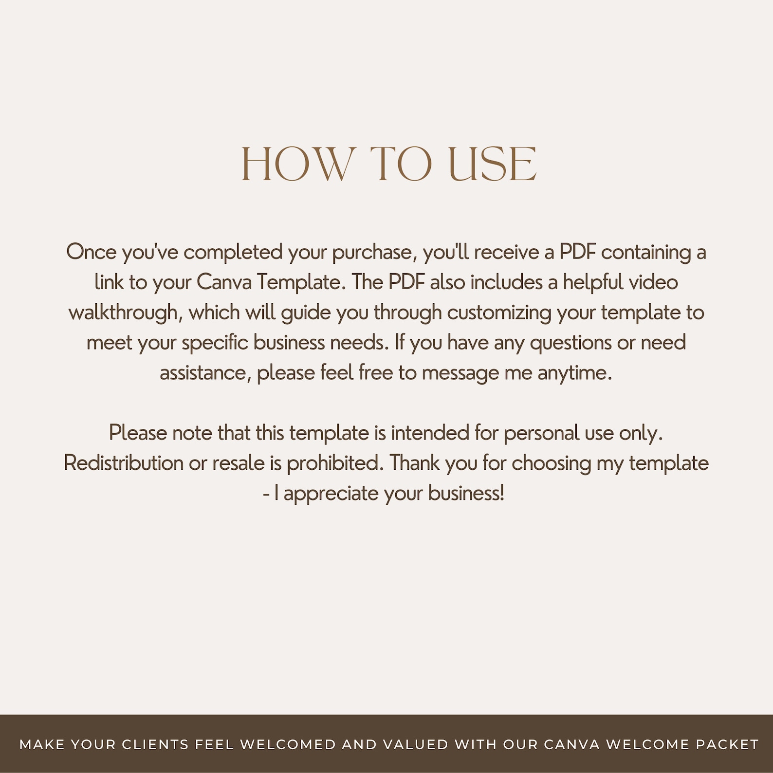 Bookkeeping Client Welcome Packet Template Canva Template New Client ...