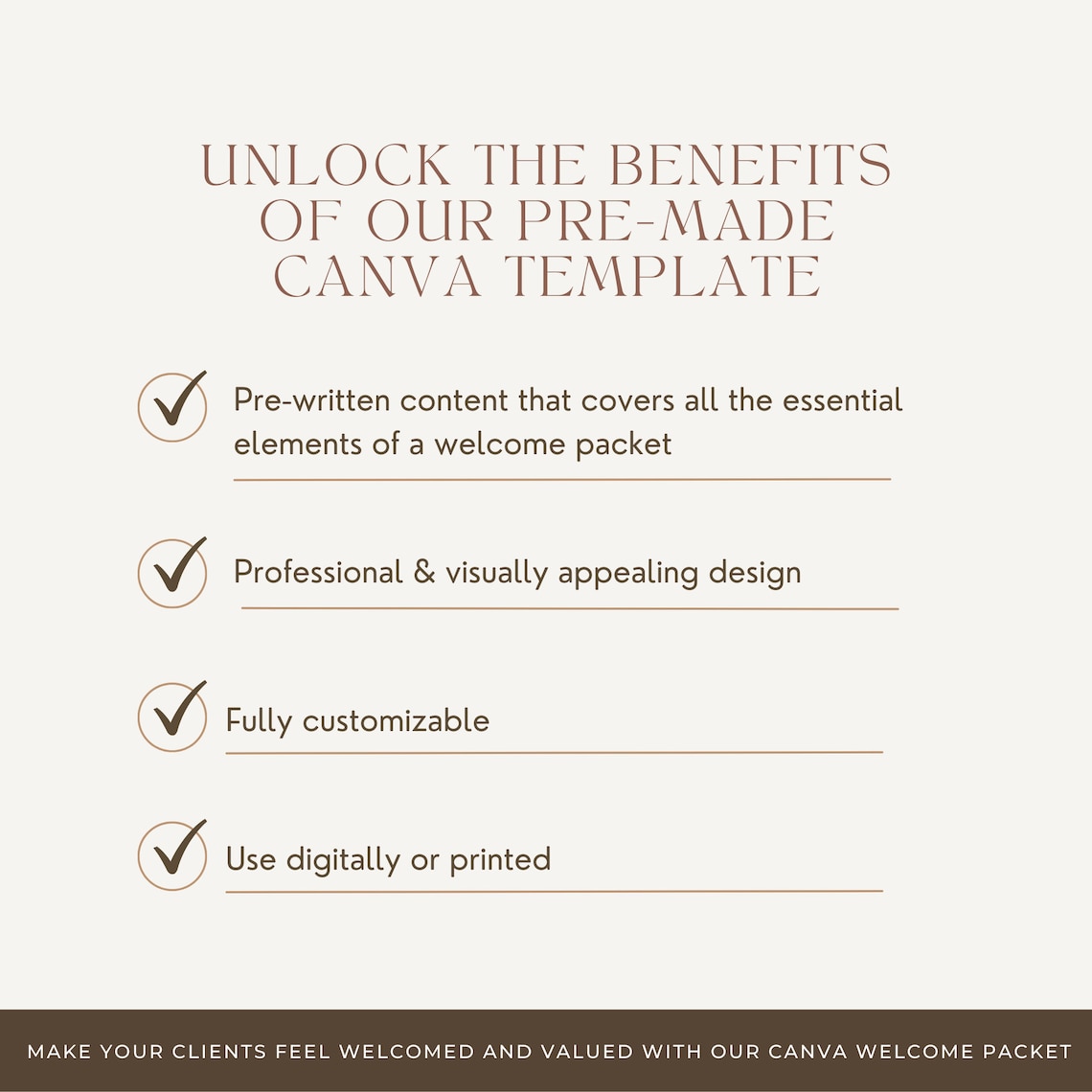 Bookkeeping Client Welcome Packet Template Canva Template New Client ...