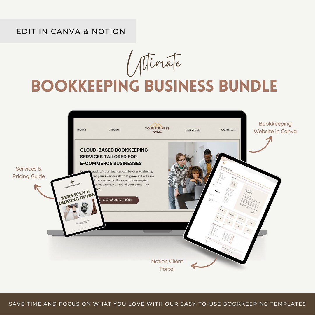 Ultimate Bookkeeping Business Bundle 2 | Client Portal | Bookkeeping ...