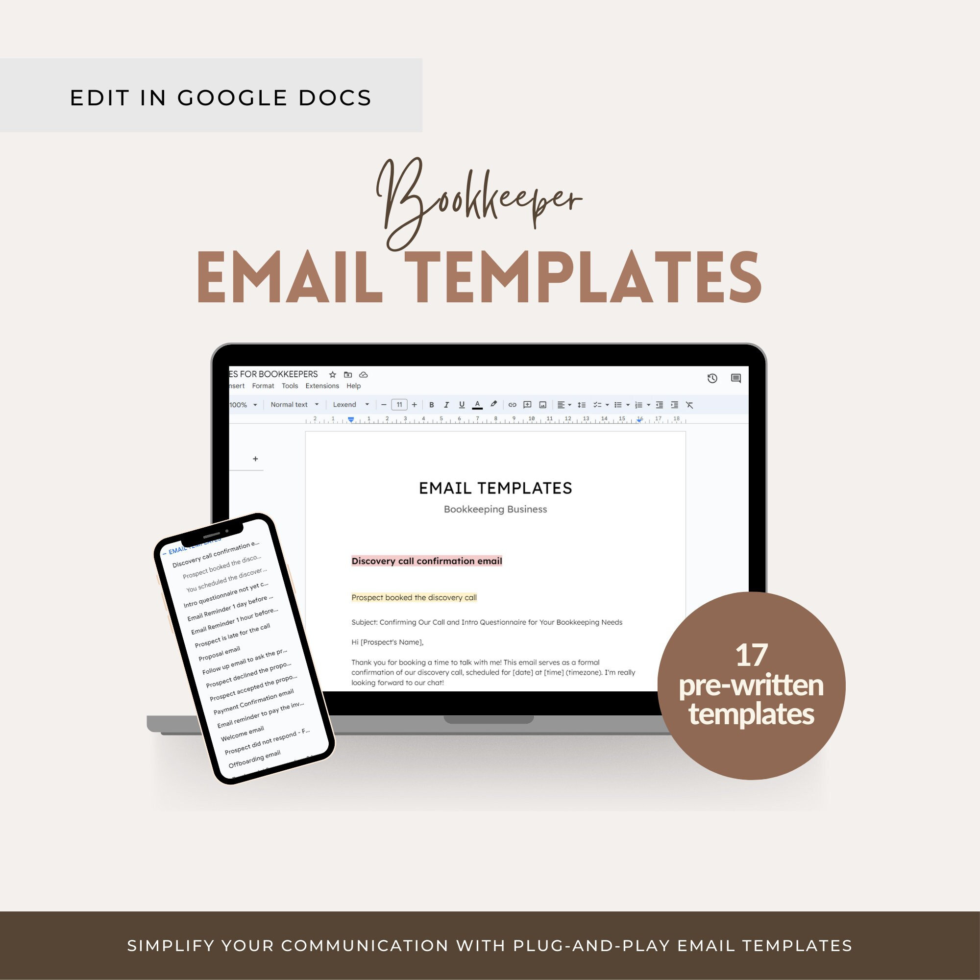 Email Templates for Bookkeepers Leads Clients Prospect Client ...